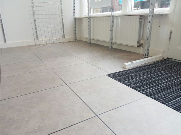 Polyflor Bevel line Flooring on High Street, Leicester. - DCS Flooring Ltd